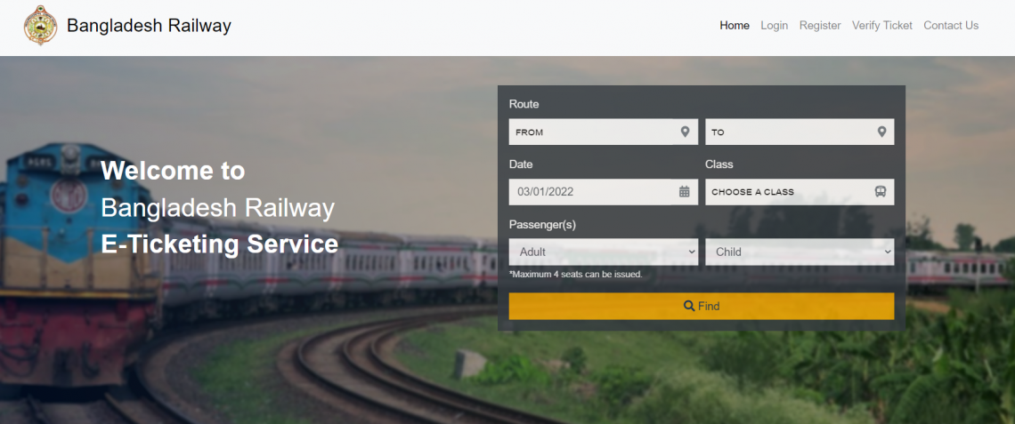 Online Train Ticket Booking Process | Bangladesh Railway Ticket Booking ...